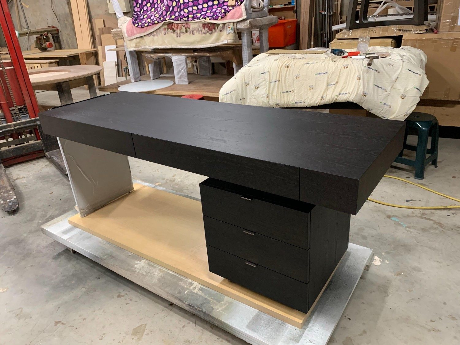 DD-0069類minotti-Carson Writing Desk款式訂製｜成品介紹-歐悅居家設計舘